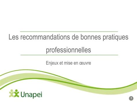 PPT Les Recommandations De Bonnes Pratiques Professionnelles