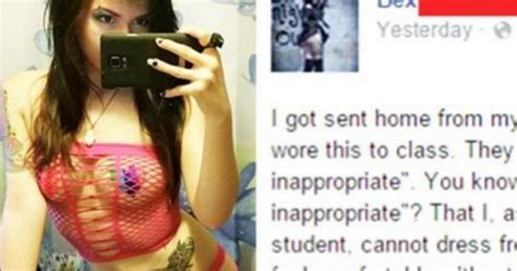 Inappropriate High School Dress Cumception