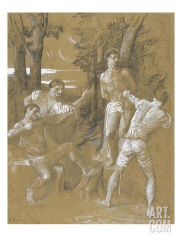 LE MARTYRE DE SAINT SÉBASTIEN by Alphonse Legros