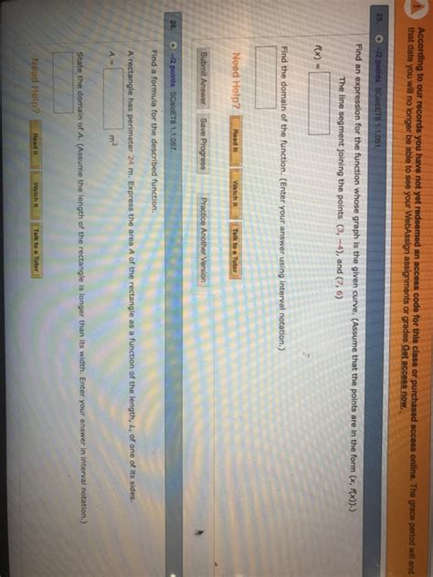 solved find an expression for the function whose graph is