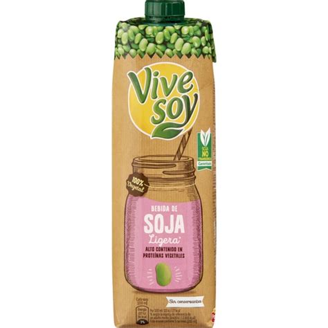 Bebida De Soja Light Embalagem 1 L Vive Soy Supermercado El Corte