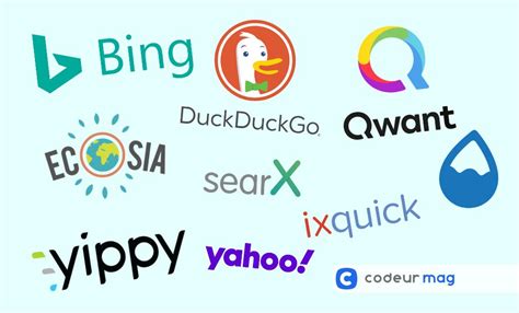10 moteurs de recherche alternatifs à Google Codeur Blog