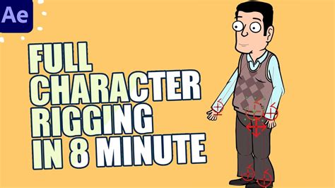 Full Character Rigging In 8 Minute After Effects Duik Bassel