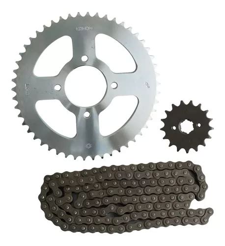 Kit De Arrastre Cadena Reforzada Vento Crossmax 200 Meses Sin Intereses