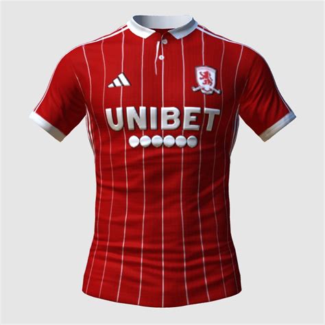 Middlesbrough Adidas Home Concept Shirt FIFA 23 Kit Creator Showcase