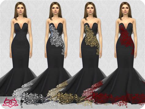 The Sims Resource Wedding Dress 8 RECOLOR 3 Needs Mesh