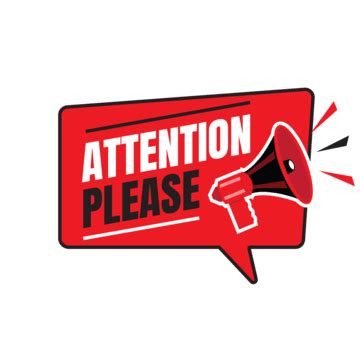 Attention Png