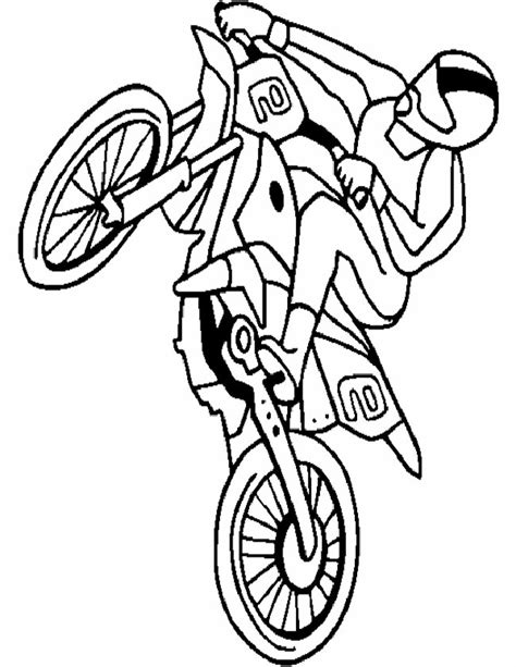25 Desenhos De Moto De Trilha Para Imprimir E Colorir Pintar