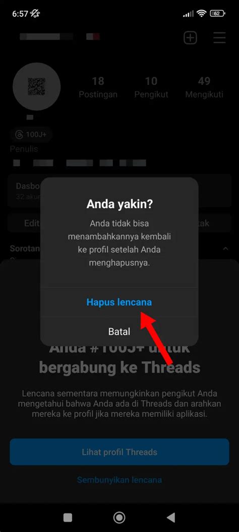 Cara Hapus Badge Threads Di Profil Instagram Kamu
