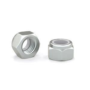 Tuerca hexagonal de seguridad DIN 985 métrica con inserto de nylon