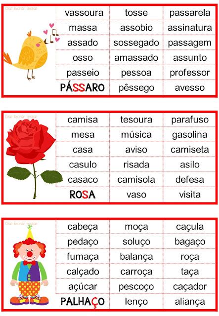FICHAS DE LEITURA DIFICULDADES ORTOGRÁFICAS Criar Recriar Ensinar