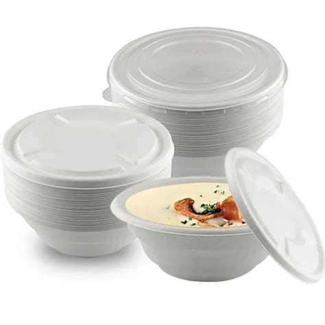 Eco Friendly Biodegradable Disposable Bagasse Sugarcane Salad Bowl