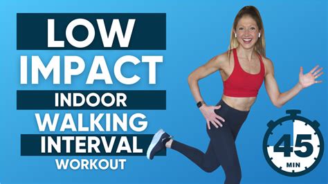 45 Minute Walk At Home Low Impact Indoor Walking Interval Workout Fat