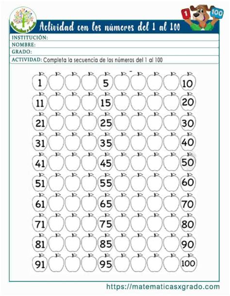 Complete Los Numeros Del 1 Al 100 Image To U