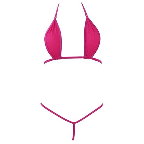 Extreme Hot Sexy Teardrop Micro Bikini Exotic Lingerie Set Women
