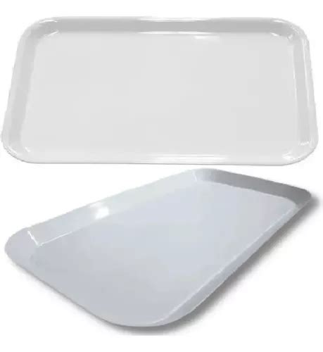 10 Bandejas Grande Travessa Retangular Melamina 31x23cm Kit Frete grátis