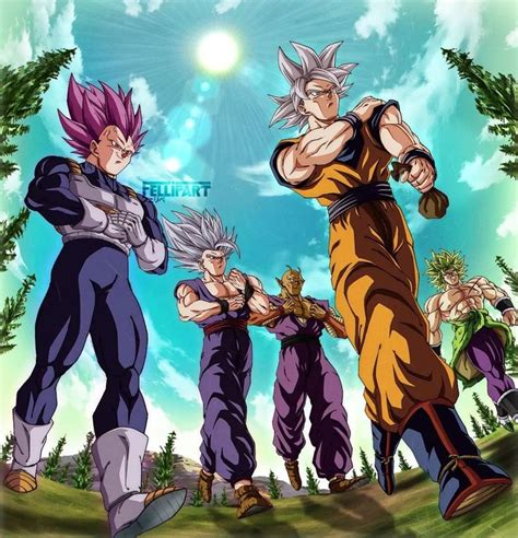 Goku MUI Vegeta UE Broly Gohan Beast Y Orange Piccolo Anime Dragon