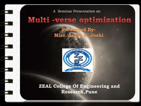 multi verse optimization ppt