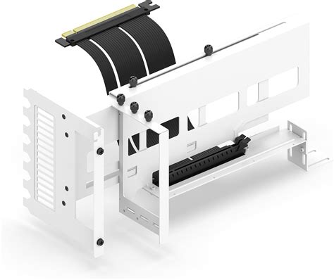 EZDIY FAB Soporte vertical para tarjetas gráficas con LED ARGB de 5 V