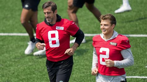 Jets QB Zach Wilson Zeros Down On Taking The Baton From Aaron Rodgers