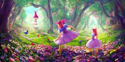 Alice Falling Down The Rabbit Hole Alice In Stable Diffusion