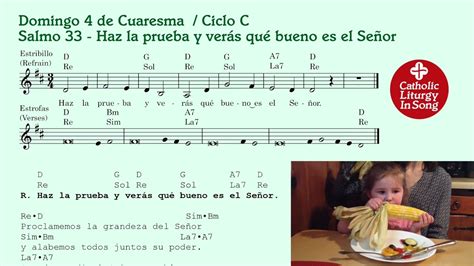 Domingo 4 Cuaresma C Salmo 33 Haz la prueba y verás qué bueno es el