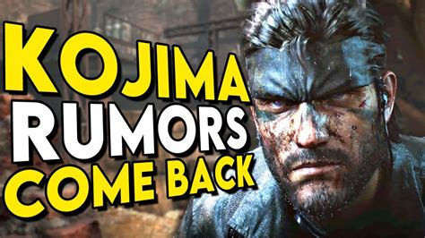 Kojima Mgs Remake Rumors Are Back Dev Confirmed For Metal Gear Solid