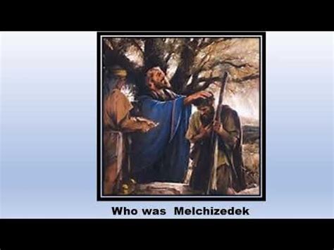 Psalm Jesus Our High Priest In The Order Of Melchizedek