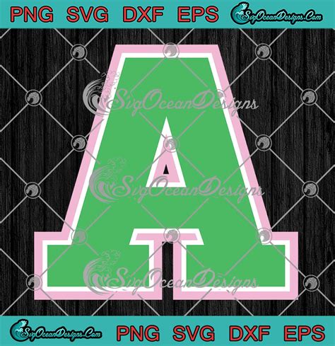 Aka Sorority SVG Alpha Kappa Alpha AKA Sorority SVG PNG EPS DXF PDF