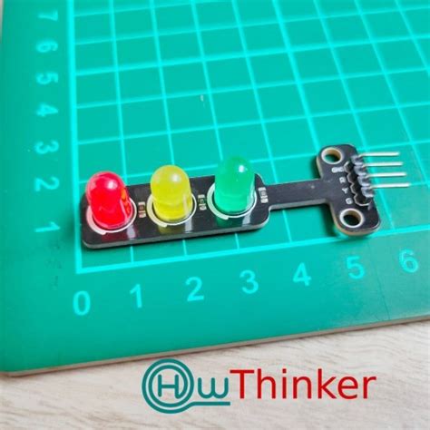 Jual Modul Simulasi Lampu Lalu Lintas Led Mm V Mini Traffic Light R Y