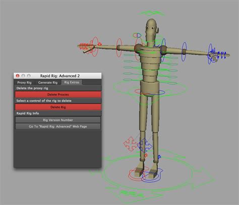 Rapid Rig Advanced Auto Rig For Maya Character Scripts Plugins