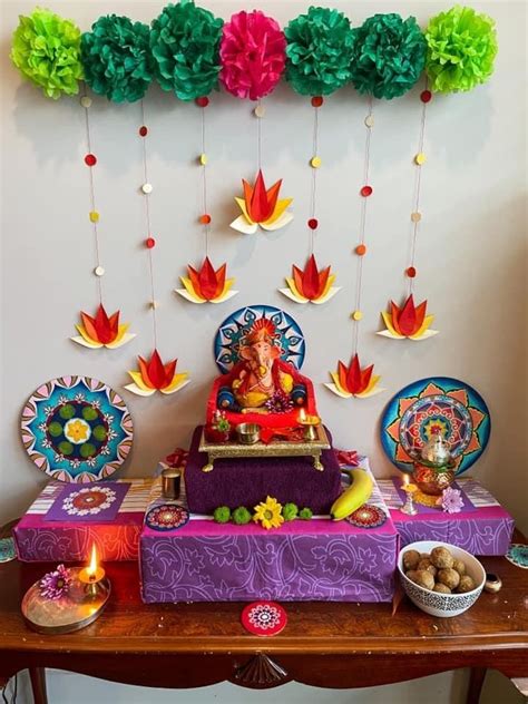 Ganpati Home Decoration Ideas 2021