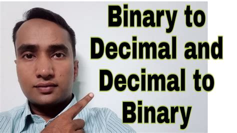 how to convert binary to decimal and decimal to binary number youtube