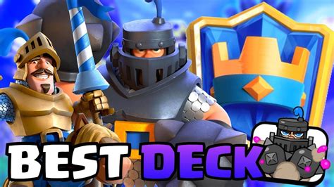 NEW 1 BEST MEGA KNIGHT DECK IN CLASH ROYALE YouTube