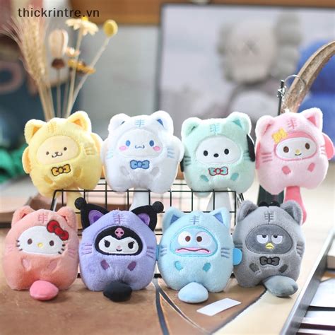 SANRIO Móc Khóa Hình Hổ Kuromi Kuromi My Melody Cinnamoroll Nhồi Bông