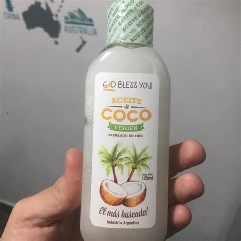 God Bless You Aceite De Coco Virgen Prensado En Frio Reviews Abillion