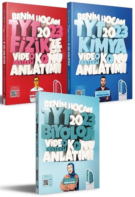 Benim Hocam Yks Tyt Fizik Kimya Biyoloji Video Destekli Konu