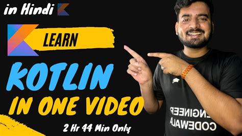 Kotlin Full Course In One Video For Beginners In Hindi 2022