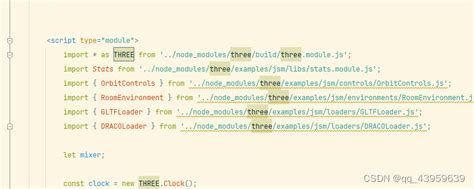 three部署报错Failed to resolve module specifier three Relative