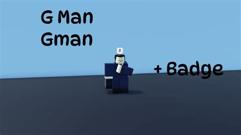 Roblox Ultimate Skibidi Toilet Roleplay 2 How To Get G Man Badge YouTube