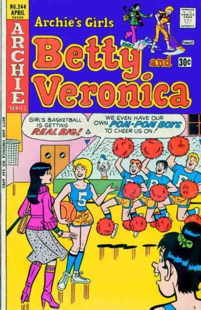 Archies Girls Betty And Veronica 244 Fn Archie April 1976 Male Cheerleader Comic Books