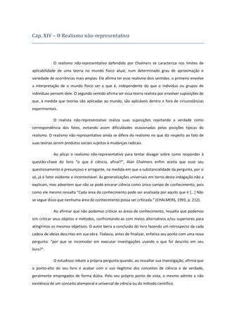 Resumo O que é Ciência afinal PDF
