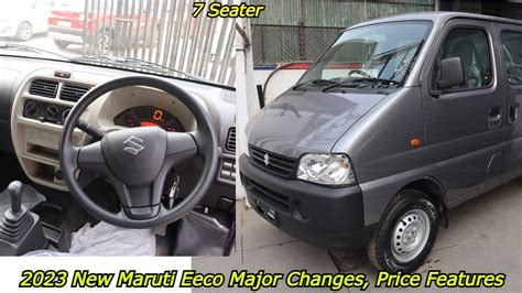 2023 New Maruti Eeco Major Changes Price Features New Eeco Facelift