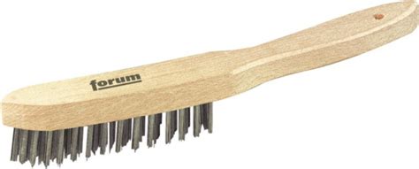 Szczotka druciana 3 rzędowa drut nierdzewny gładki 0 30mm 42 36603 013