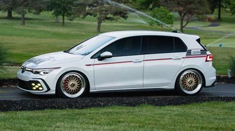 VW GTI BBS Concept Gives Golf A Retro Revamp With Gold Wheels