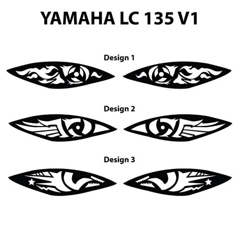 STICKER LAMPU YAMAHA LC V1 DEMAK EVO Z 110 Shopee Malaysia