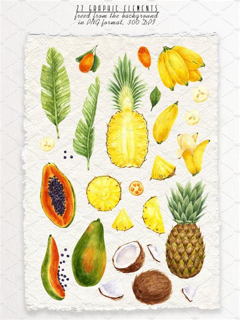 Watercolor Cocktail Printable Clipart Set Illustrations Etsy Artofit