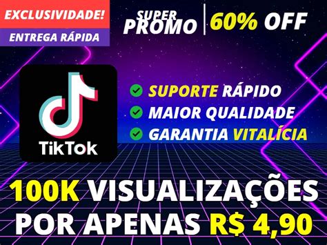 Promo O Visualiza Es Para Tiktok Redes Sociais Dfg