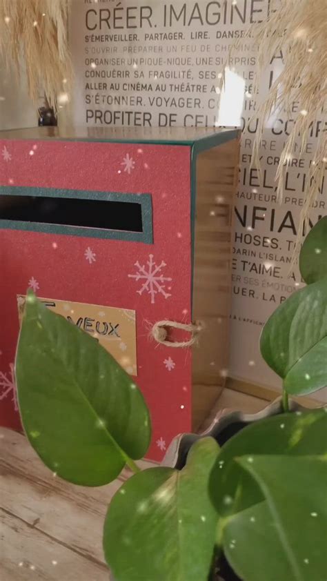 DIY Noël La boîte aux lettres de Noël ou comment remplacer le