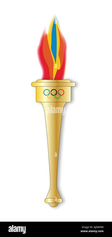 Flambeau Olympique Banque D Images Vectorielles Alamy
